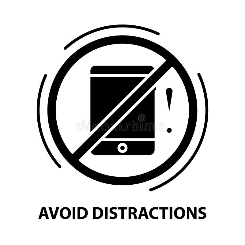 Avoid Distractions Stock Illustrations – 153 Avoid Distractions Stock ...