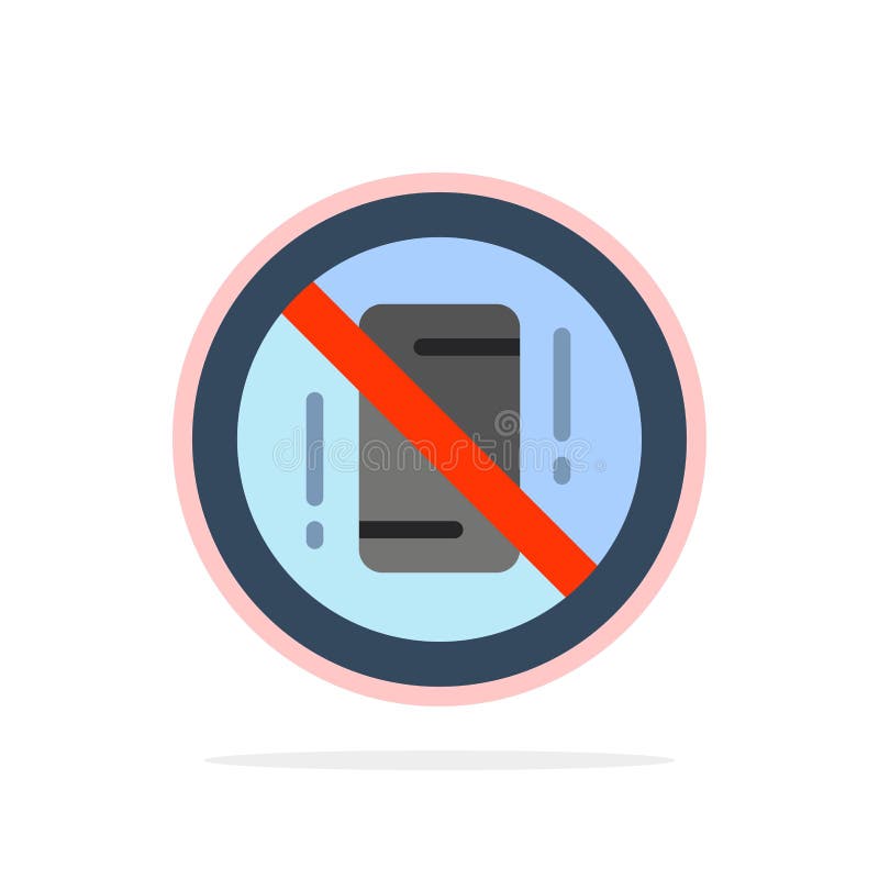 Avoid, Distractions, Mobile, Off, Phone Blue Solid Logo Template. Place ...