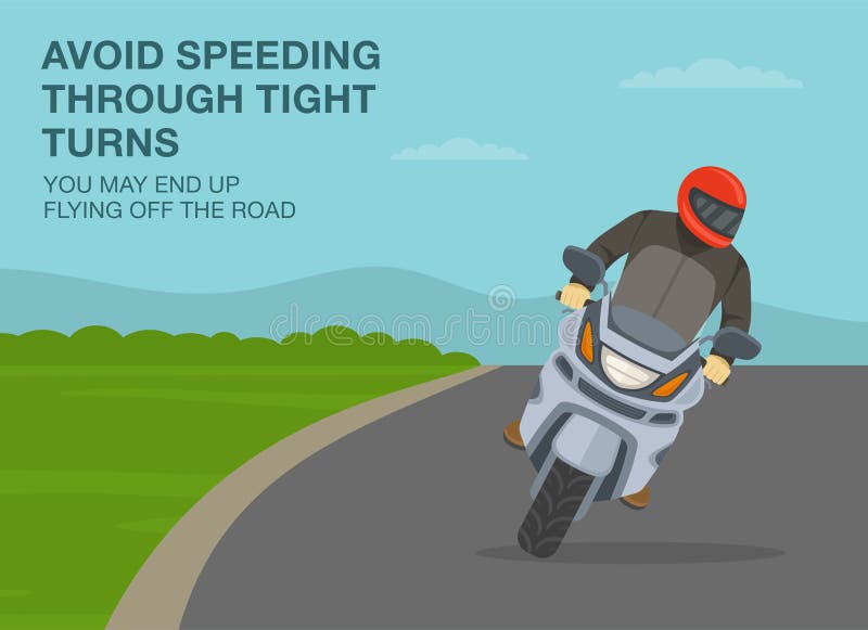 Avoid Speeding through Tight Turns, You May End Up Flying Off the Road ...