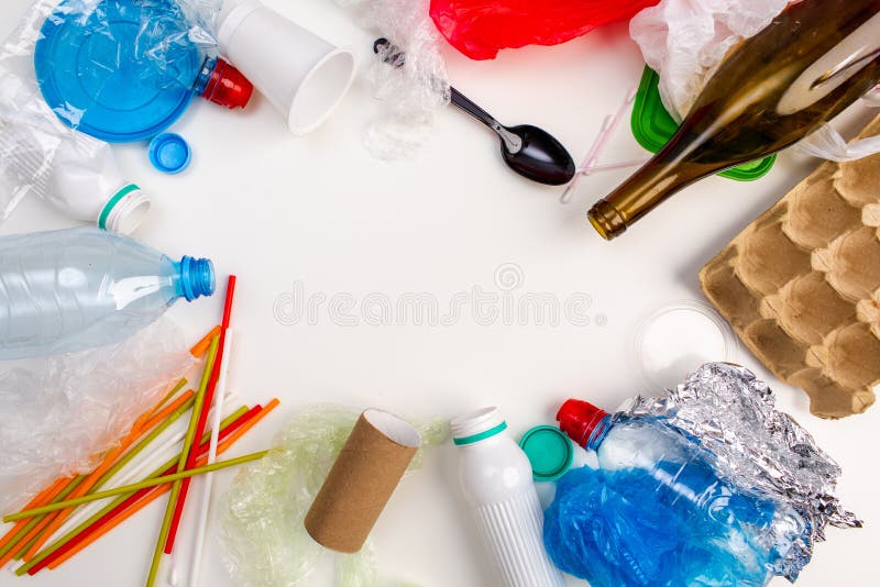 Avoiding Single-use Plastics. Plastic Pollution. the Concept of World ...