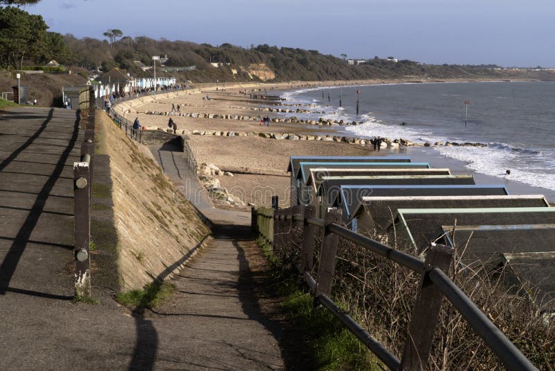 Avon Beach, Mudeford, Dorset. Editorial Stock Image - Image of path ...