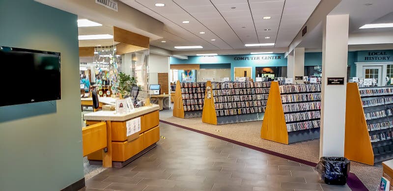 Avon Free Public Library editorial stock image. Image of study - 244615794