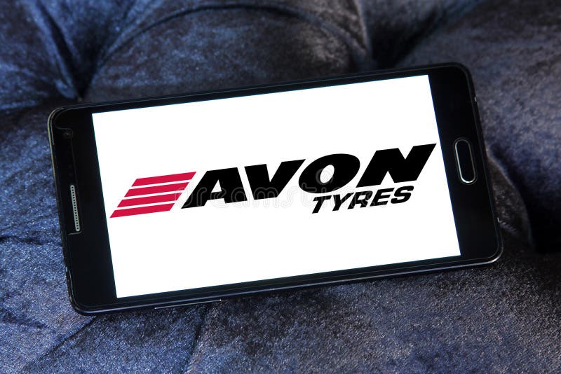 Avon Tyres company logo editorial stock photo. Image of manufacturing ...