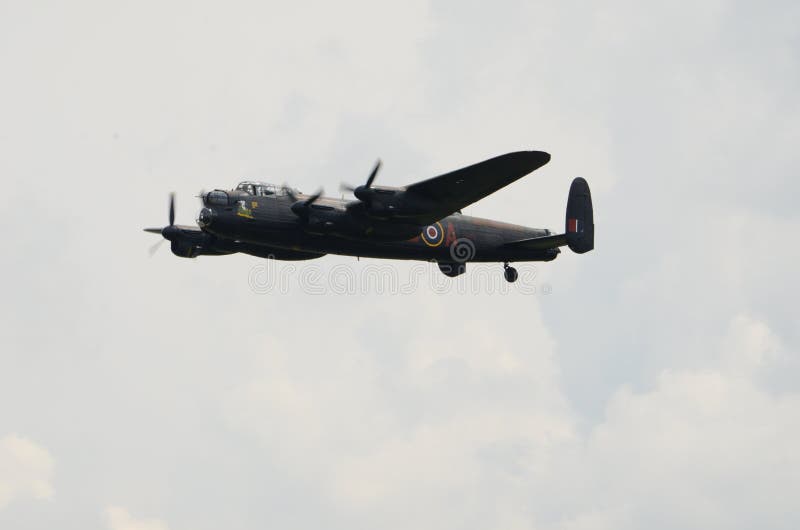 Avro Lancaster, RAF Heavy Bomber Editorial Photography - Image of 1000 ...