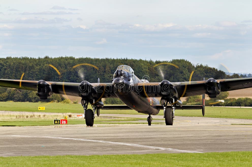 RAF Avro Lancaster B1 WW2 Bomber Editorial Photography - Image of ...