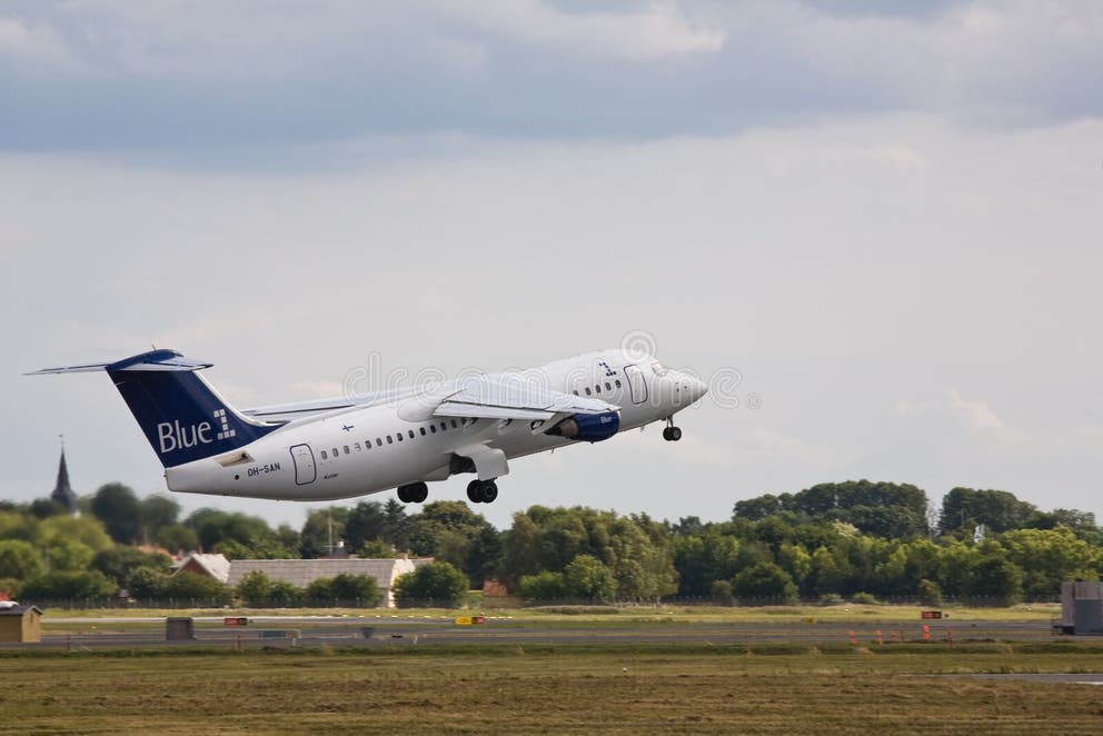 Avro RJ Airplane editorial stock image. Image of flight - 10666804