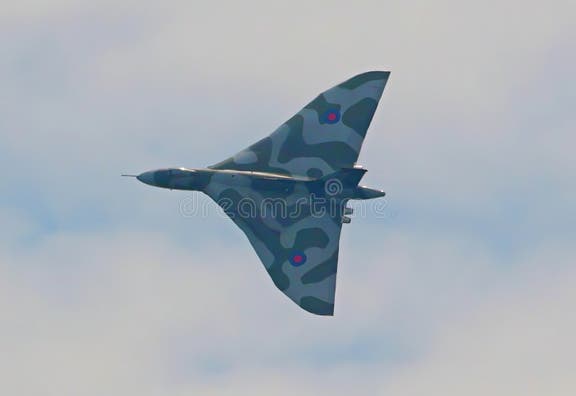 Avro Vulcan Cold War Bomber Stock Image - Image of rare, transport ...