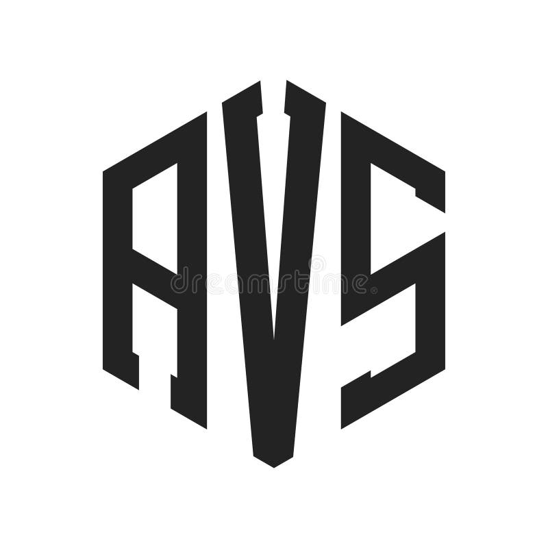 AVS Logo Design. Initial Letter AVS Monogram Logo Using Hexagon Shape ...