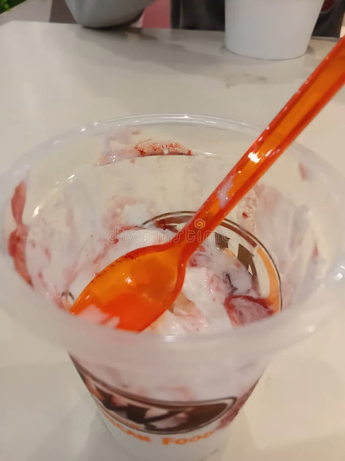 AW Ice cream editorial image. Image of meal, strawberry - 251709080