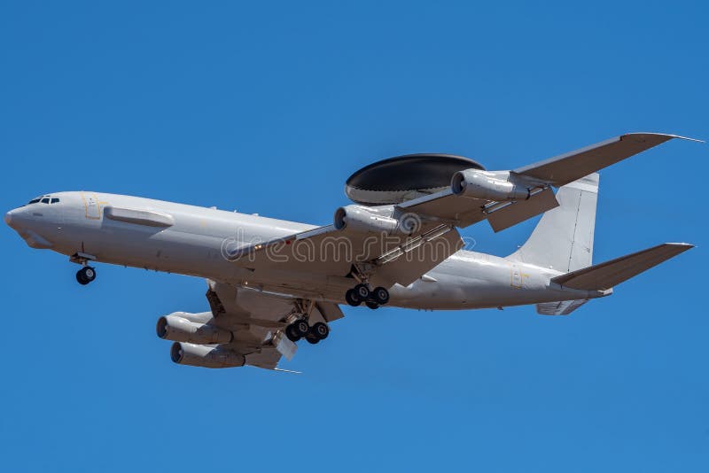Radome on AWACS stock photo. Image of technology, flight - 1418834