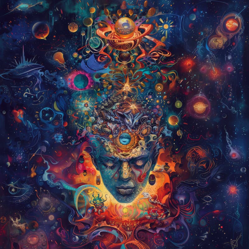 Awakening, Enlightenment, Realization, Awareness Stock Illustration ...