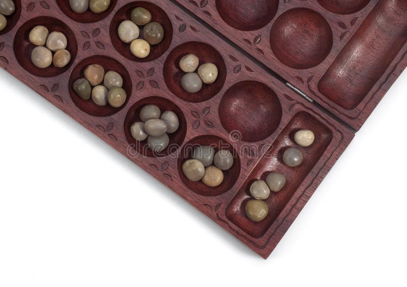 Awale or Awele, Game from Africa Stock Image - Image of awale, shot ...