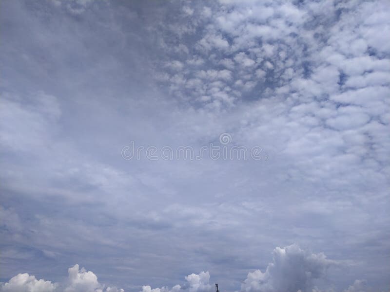 Awan biru stock photo. Image of landscape, biru, blue - 266942684