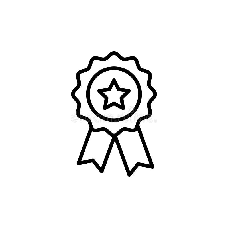 Award Badge Icon Ideal for Recognition and Achievements Stock Vector ...