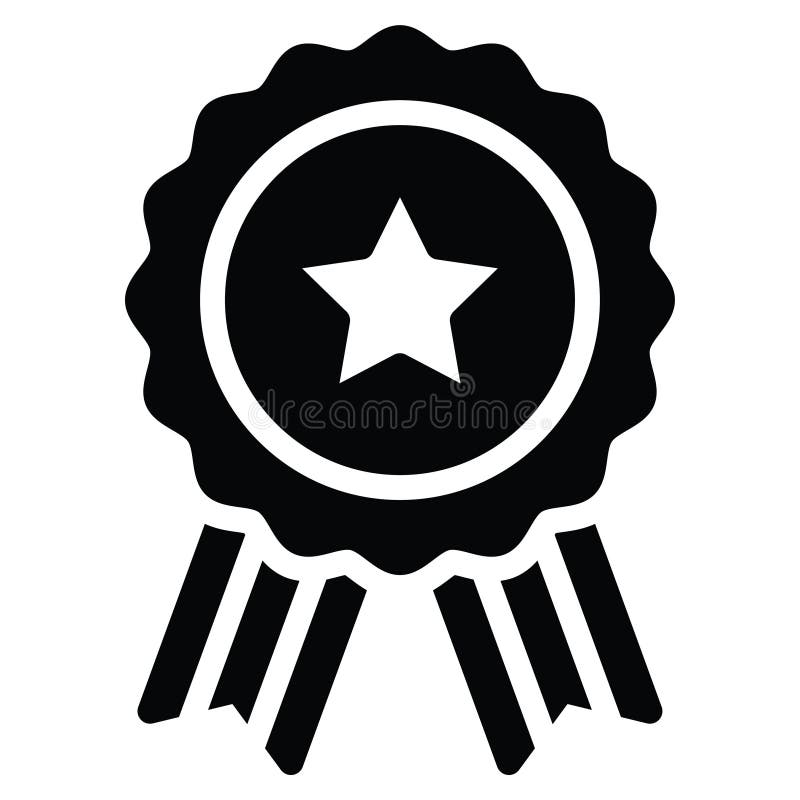 Award Badge, United State Independence Day Related Icon Stock Vector ...