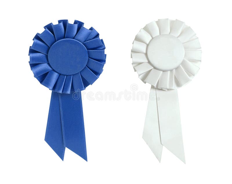 Large Blue Ribbon stock photo. Image of white, ribbon - 43787744