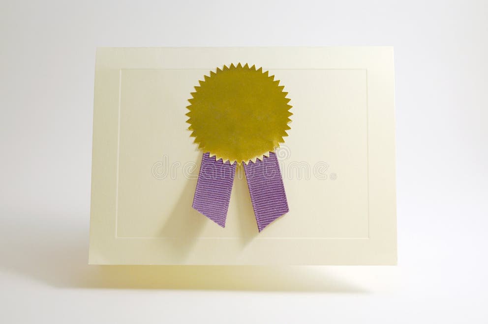 Award card stock image. Image of card, badge, price, place - 3068185