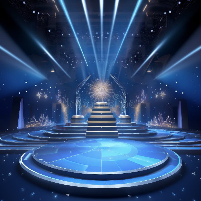 Award Ceremony Stage Background. Stock Illustration - Illustration of ...
