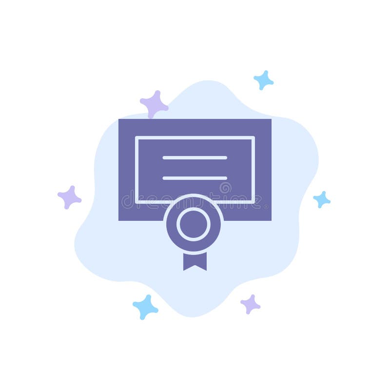 Award, Certificate, Degree, Diploma Blue Business Logo and Business ...