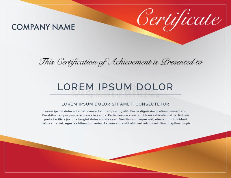 Award Certificate Design Template for Recognition Elegant Design ...