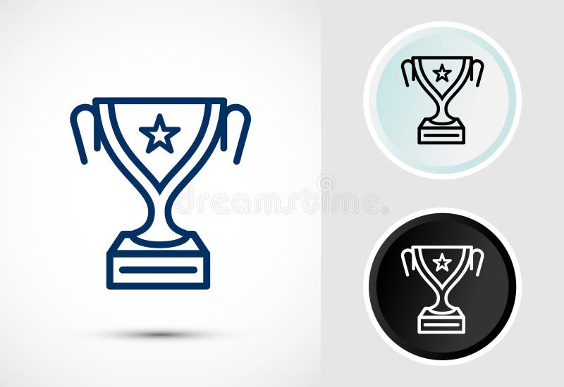 Award Icon Design Illustration, Winning Icon, Champion Symbol Stock ...