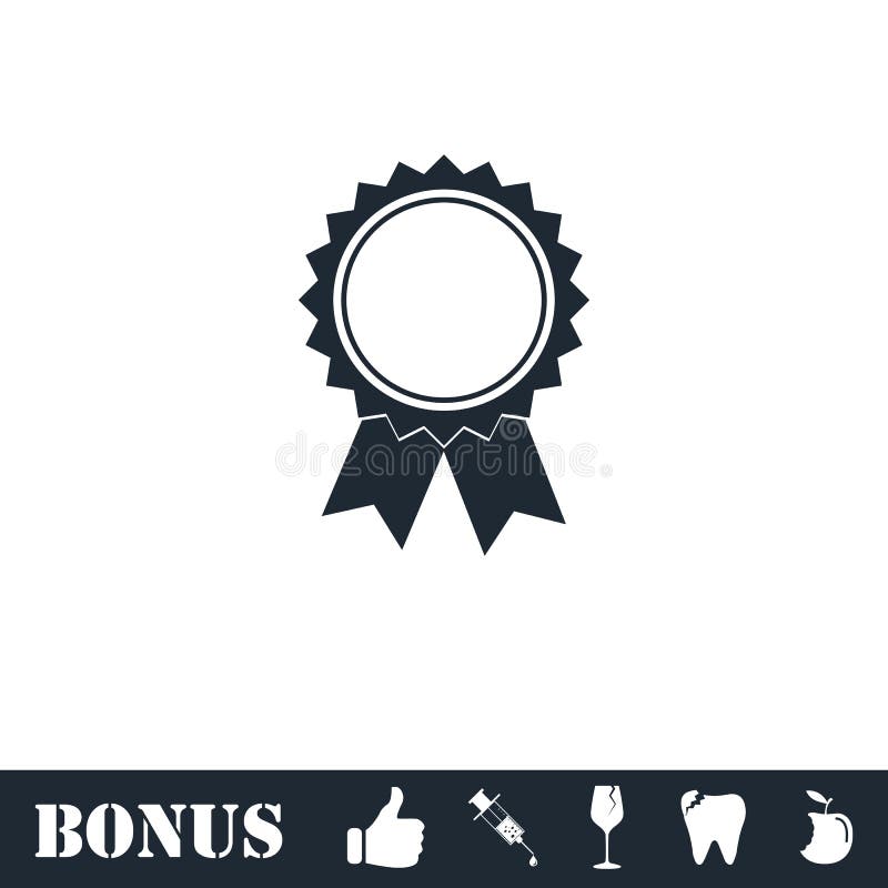 Award icon flat stock vector. Illustration of champ - 151743776