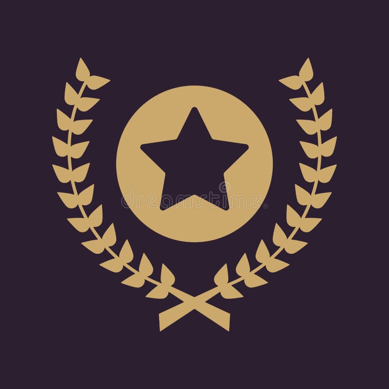 Award icon. Priz symbol stock vector. Illustration of certificate ...