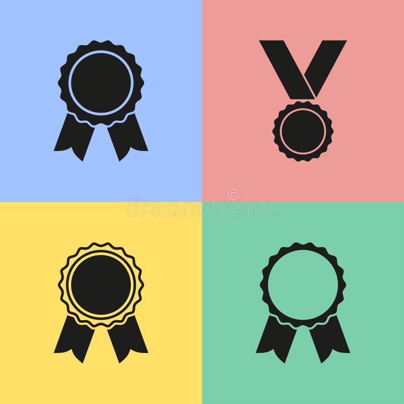 Award icons stock vector. Illustration of card, poster - 53471801
