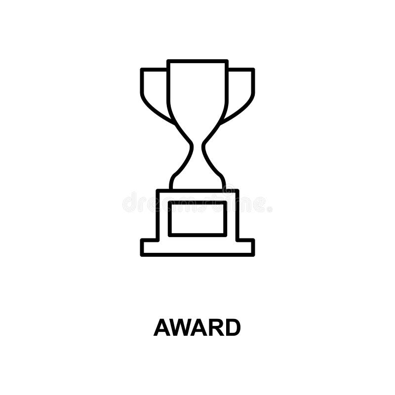 Award line icon stock illustration. Illustration of award - 130920693