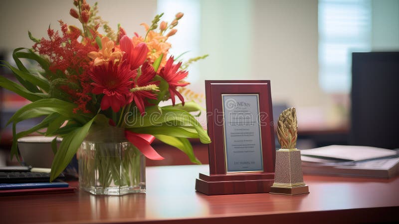 Award office recognition stock illustration. Illustration of glass ...