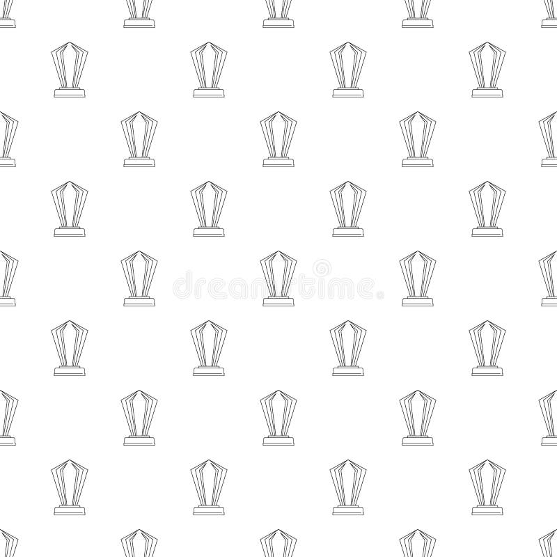 Award pattern seamless stock illustration. Illustration of logo - 123299795