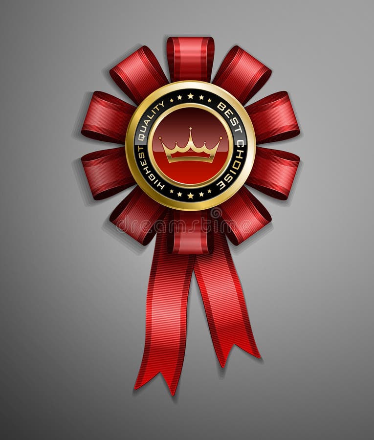 Award ribbon stock illustration. Illustration of elegance - 47007204