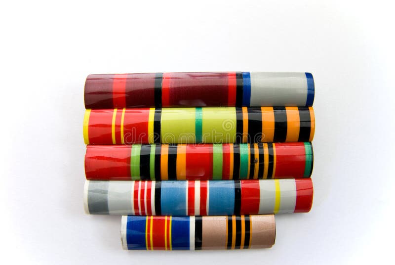 Award ribbons stock image. Image of veteran, ussr, battlefield - 5150533