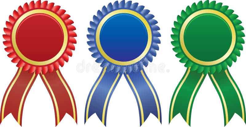 Award ribbons stock vector. Illustration of design, competition - 36172540