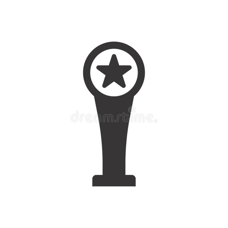 Award Trophy Icon stock illustration. Illustration of vector - 374315971