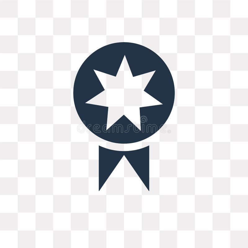 Award Vector Icon Isolated on Transparent Background, Award Tra Stock ...