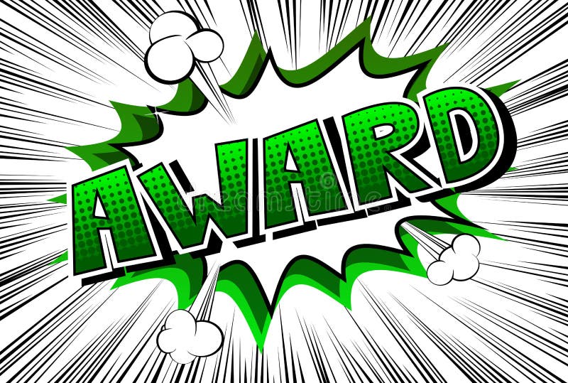Award - Vector Illustrated Comic Book Style Phrase. Stock Illustration ...