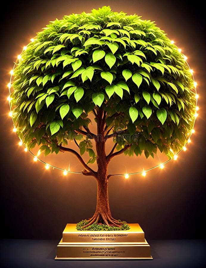 Award winning money tree stock illustration. Illustration of leaf ...