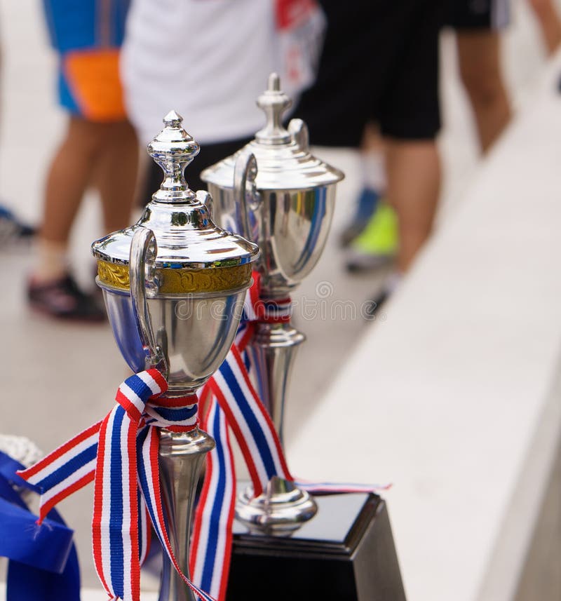 Award Winning of Trophy Cup Stock Photo - Image of challenge, match ...