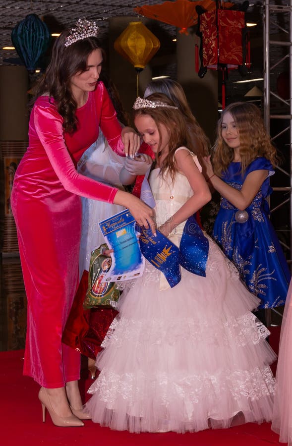 Awarding Children of Models at a Beauty Contest. Editorial Stock Photo ...