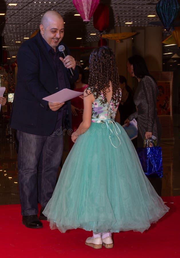 Awarding Children of Models at a Beauty Contest. Editorial Stock Image ...