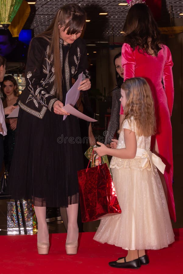 Awarding Children of Models at a Beauty Contest. Editorial Photo ...