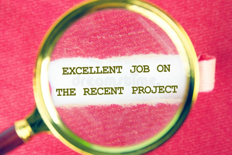 Awarding Recognition for Exceptional Performance on the Recent Project ...