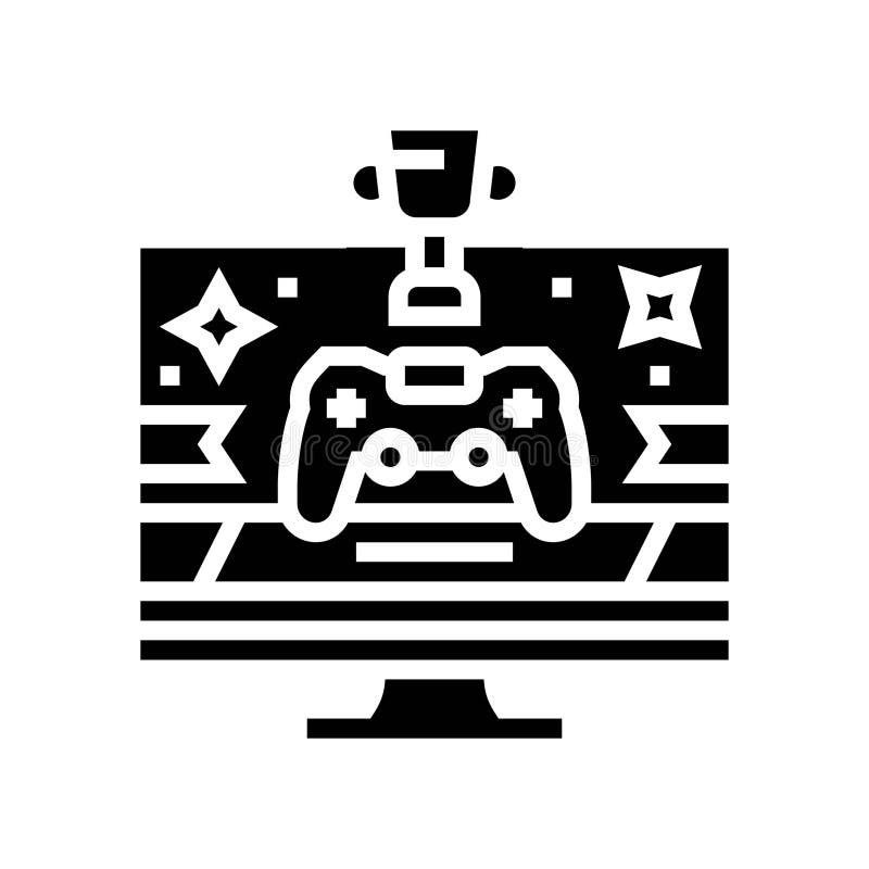 Awards Game Development Glyph Icon Vector Illustration Stock ...