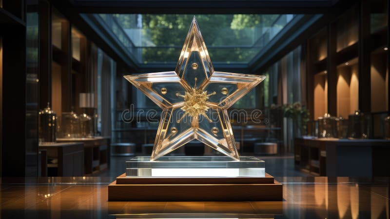 Awards star trophy stock illustration. Illustration of awards - 313674091