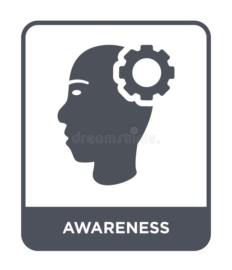 Awareness Icon in Trendy Design Style. Awareness Icon Isolated on White ...