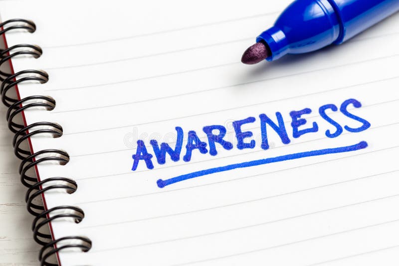Awareness Note stock image. Image of experience, branding - 136056345