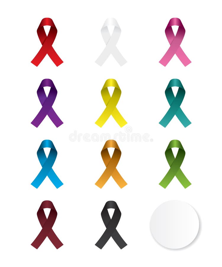 Awareness Ribbon Illustration Stock Vector - Illustration of awareness ...