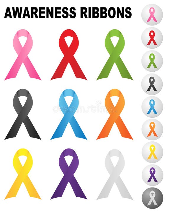 Awareness Ribbons Stock Illustrations – 12,634 Awareness Ribbons Stock ...