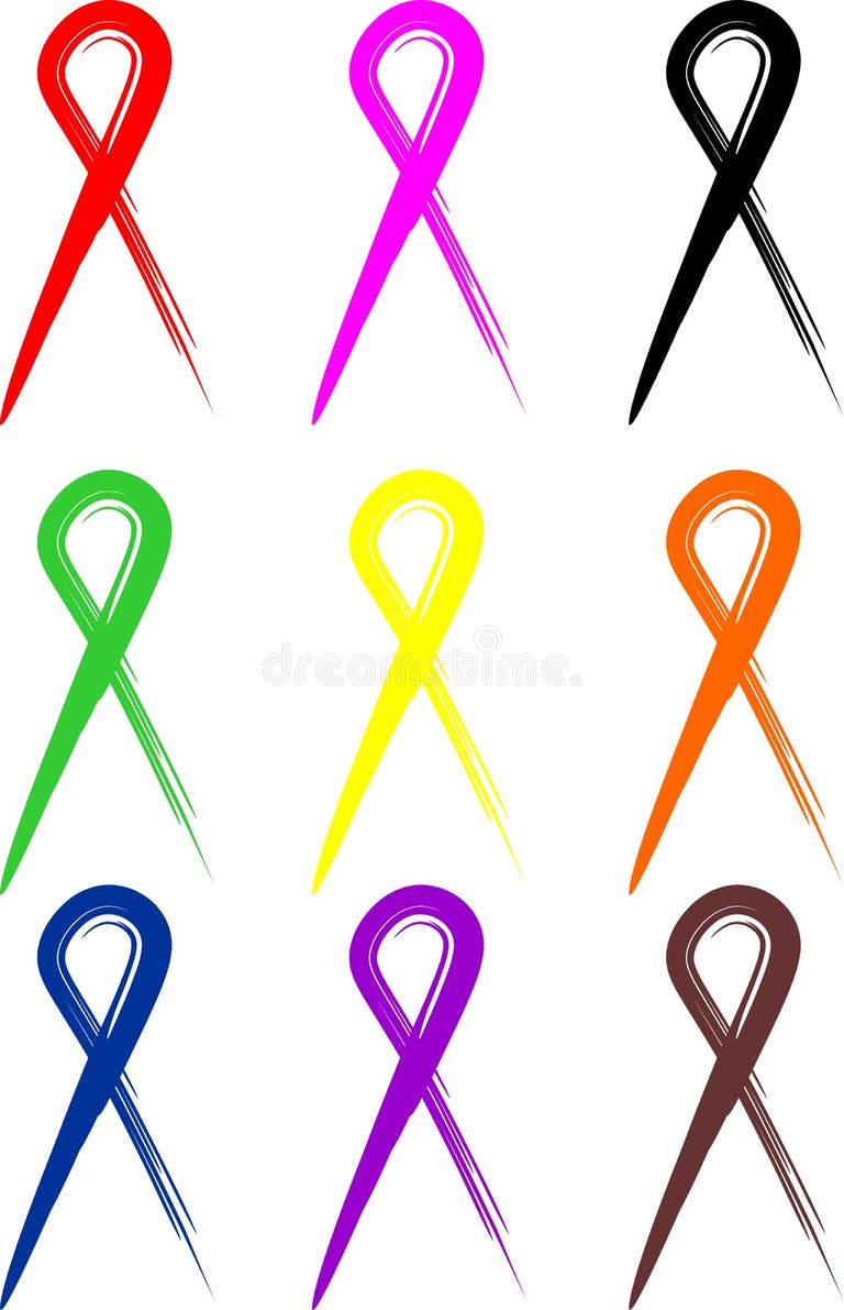 Cause Awareness Ribbons Stock Illustrations – 1,201 Cause Awareness ...